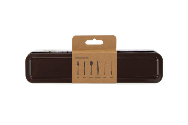 Carry Your Cutlery - Geometric Design Case and Cutlery Set – RetroKitchen