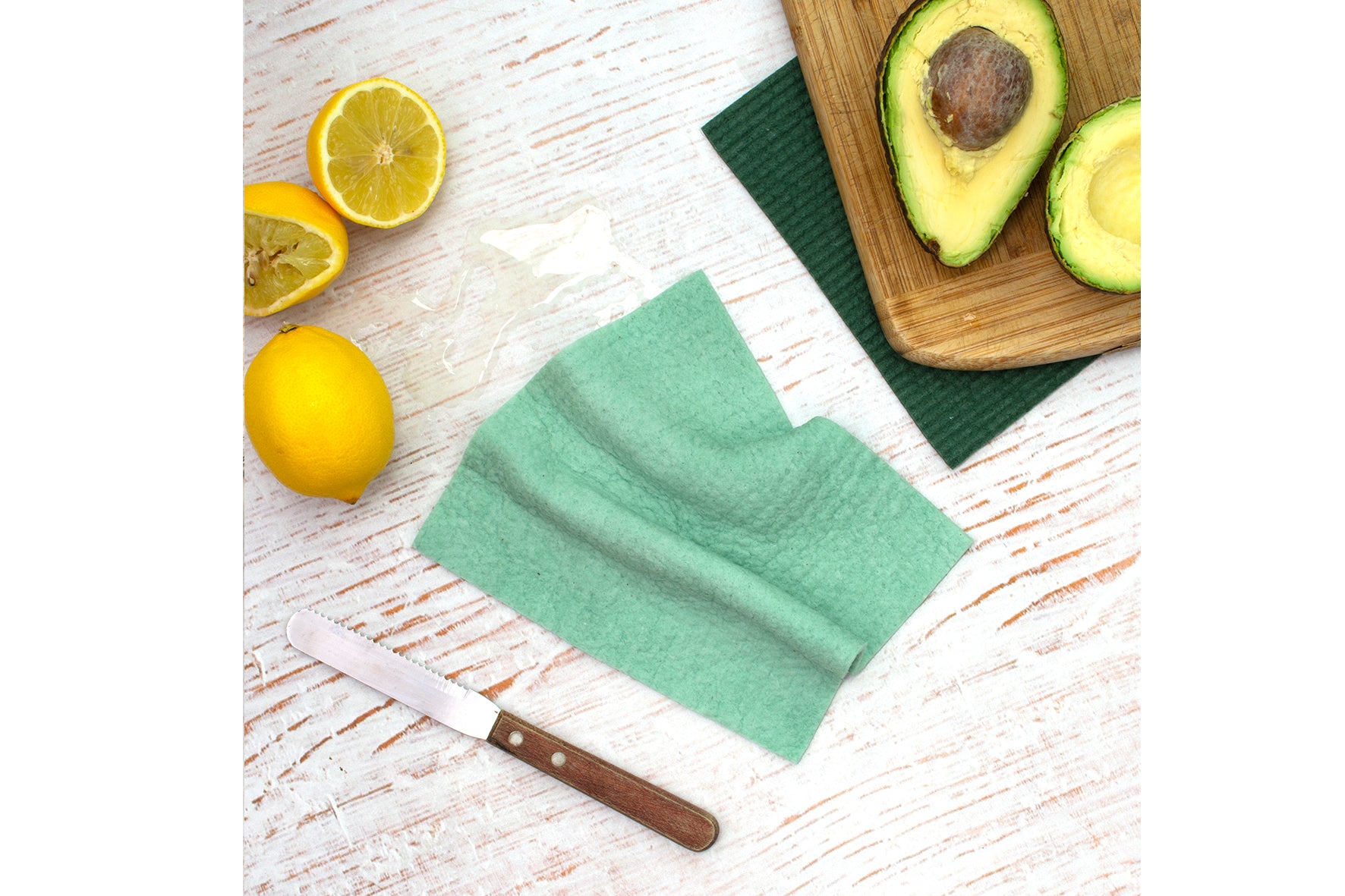 Compostable Kitchen Sponge Cloth | RetroKitchen | Heirloom Organic Dyed